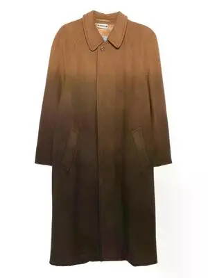 A.N.G.E.L.O. VINTAGE CULT Virgin Wool Ombré Coat - Brown