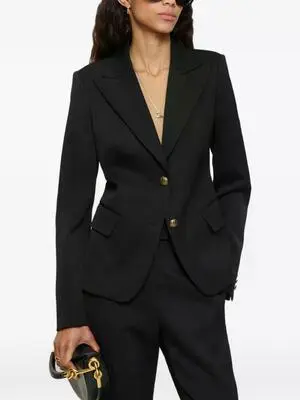 Burberry Buttoned Tailored Blazer - Black