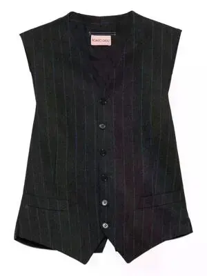 ROMEO GIGLI 1990s Striped Waistcoat