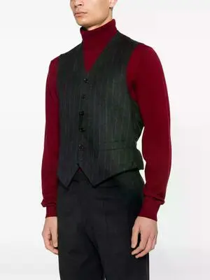 ROMEO GIGLI 1990s Striped Waistcoat