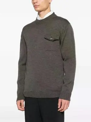 Gianfranco Ferre 1990s Patch-pocket Sweater