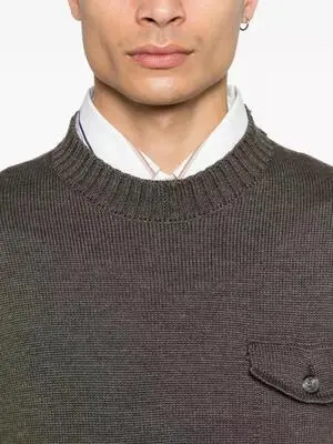Gianfranco Ferre 1990s Patch-pocket Sweater