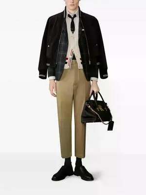 Thom Browne Plaid-pattern Single-breasted Blazer