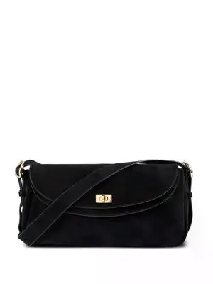 Sandro Le Mambo Suede Shoulder Bag