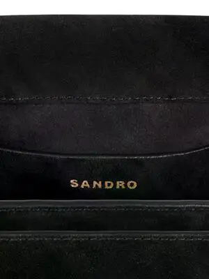 Sandro Le Mambo Suede Shoulder Bag
