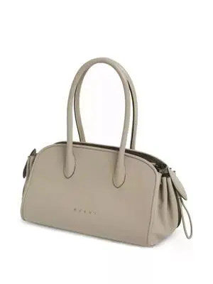 Marni Tulipea Leather Tote Bag - Grey