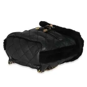 Chanel Quilted Shearling Paris Hamburg Backpack