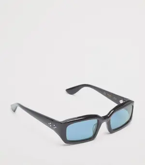 PORT TANGER Acetate Mektoub Sunglasses - Blue