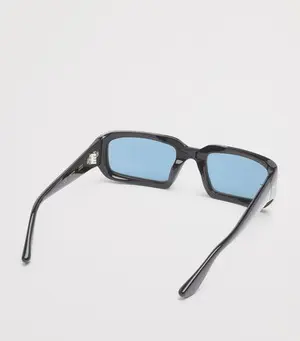 PORT TANGER Acetate Mektoub Sunglasses - Blue