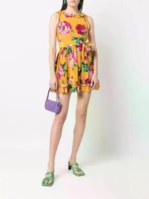 Dolce & Gabbana 2000s Floral-print Minidress