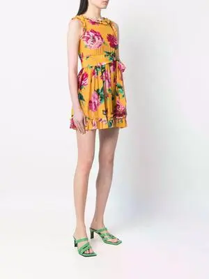 Dolce & Gabbana 2000s Floral-print Minidress
