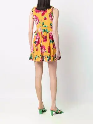 Dolce & Gabbana 2000s Floral-print Minidress