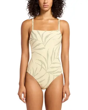 JETS Textured One Piece Swimsuit - Cream