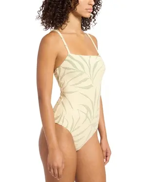 JETS Textured One Piece Swimsuit