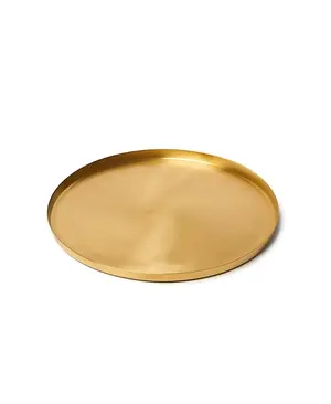 FLECK Heirloom Serving Plate - Brass