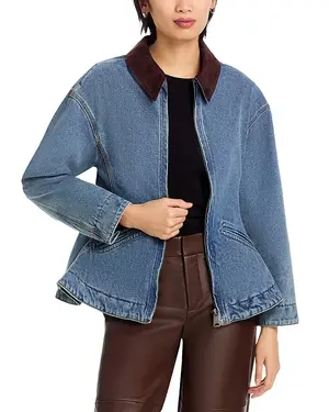 Line & Dot Zip Up Jackets For Women