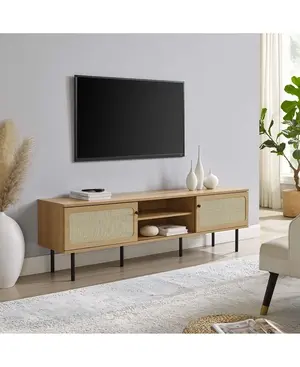MODWAY Cambria 70" Tv Stand - Oak