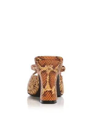 NODALETO Crisscross Mule Pumps