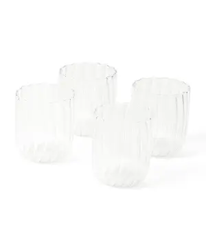 FLECK Kira Short Tumbler Set Of 4 - Clear