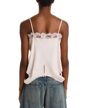 MAISON MARGIELA Lace Trimmed Camisole - Pink