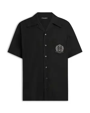 Dolce & Gabbana Logo Crest Shirt - Black