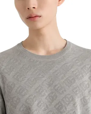 Dolce & Gabbana Short Sleeve Logo Sweater - Light Grey