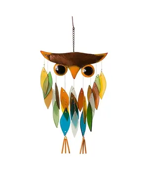 UNCOMMON GOODS Owl Wind Chime - Multi