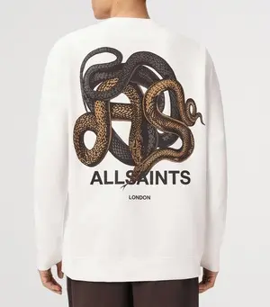 ALLSAINTS Organic Cotton Reticulate Sweatshirt