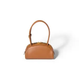 Miu Miu Beau Leather Bag - Cognac