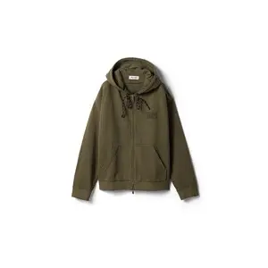 Miu Miu Garment-dyed Hoodie Jacket