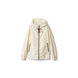 Miu Miu Technical Fabric Blouson Jacket - Vanilla