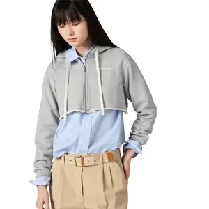 Miu Miu Cropped Hoodie Jacket