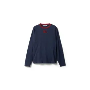 Miu Miu Drop Shoulder T-shirts For Women