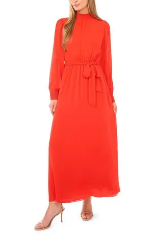 Halogen Long Sleeve Maxi Dress