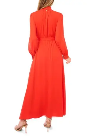 Halogen Long Sleeve Maxi Dress