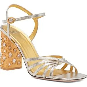 Women's Embellished Block Heel Sandals