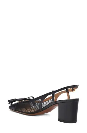 Valentino Garavani Valet Du Roi Slingback Pump - Black
