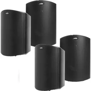 POLK AUDIO Atrium 6 All Weather Outdoor Loudspeakers4 Pack - Black