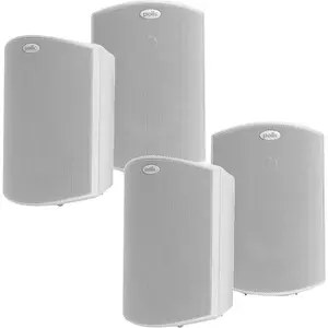 POLK AUDIO Atrium 6 All Weather Outdoor Loudspeakers4 Pack - White
