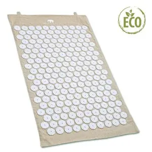BED OF NAILS Bon Eco Travel Mat Original Acupressure Design With 6000 Precision Nails - None