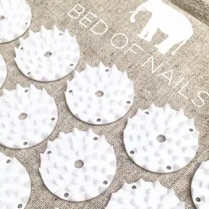 BED OF NAILS Bon Eco Travel Mat Original Acupressure Design With 6000 Precision Nails - None