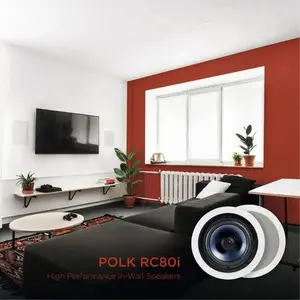 POLK AUDIO Rc80i 8" In-ceiling 2-way Speakerspair