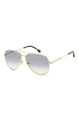 Victoria Beckham 58mm Aviator Sunglasses