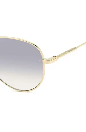 Victoria Beckham 58mm Aviator Sunglasses