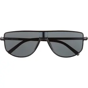 Jacquemus Corsa Sunglasses - Black/silver/black