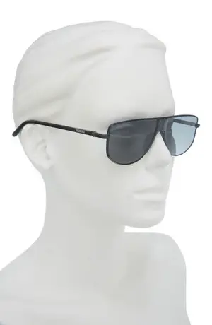 Jacquemus Corsa Sunglasses - Black/silver/black