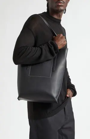 Rick Owens Leather Shopper Bag
