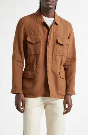 Boglioli Linen Field Jacket