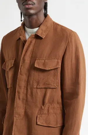 Boglioli Linen Field Jacket
