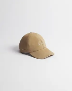 Dior Cap - Beige Suede Calfskin